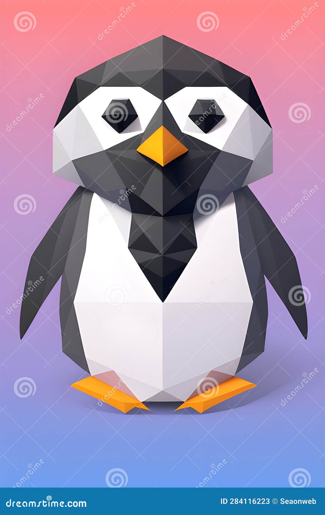 Simple Vector Style with Low Poly Color Shading Editorial Stock Photo ...