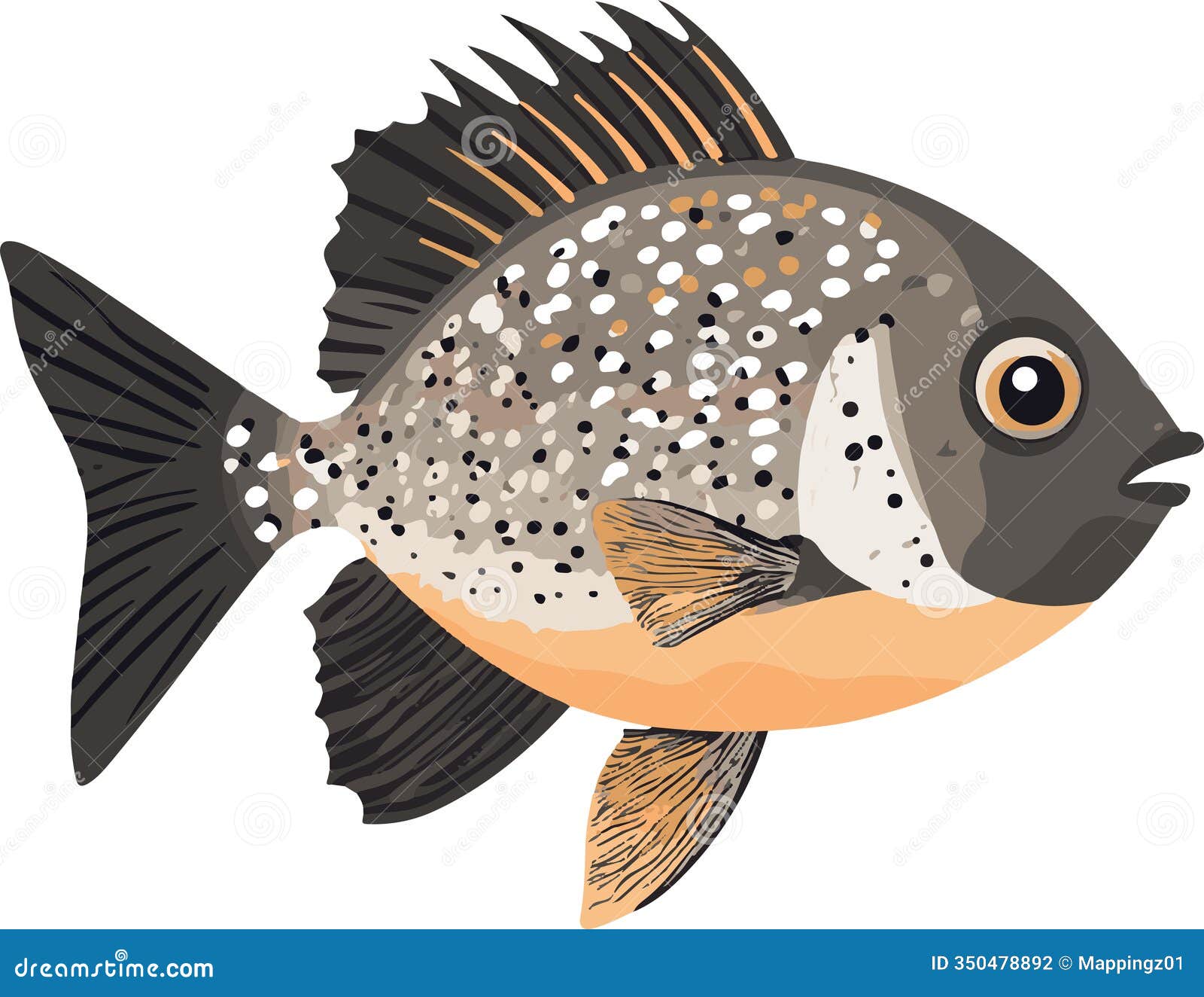 Simple Vector Sunfish Clipart Stock Vector - Illustration of digital ...