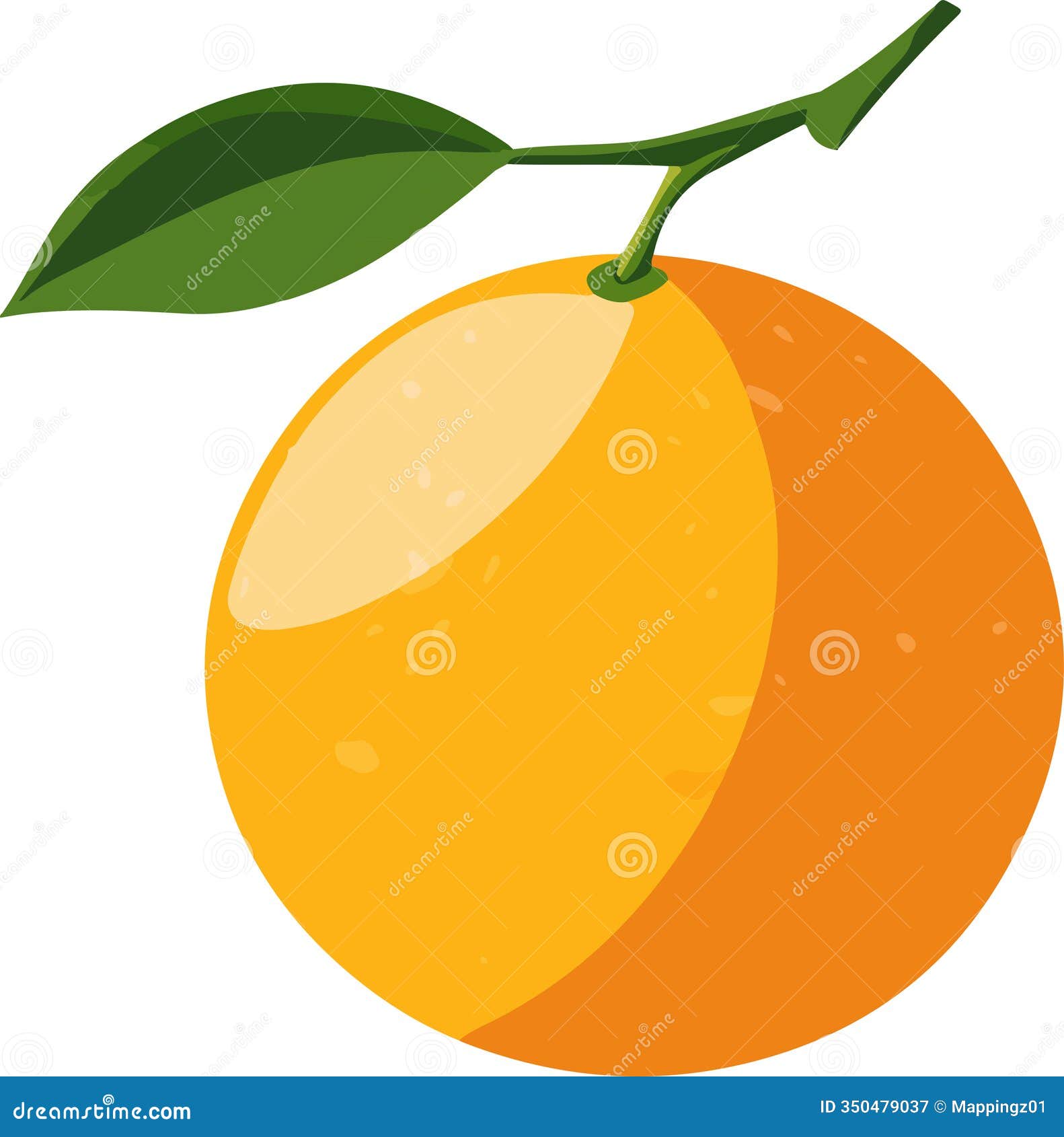 Simple Vector Tangelo Clipart Stock Vector - Illustration of basic ...