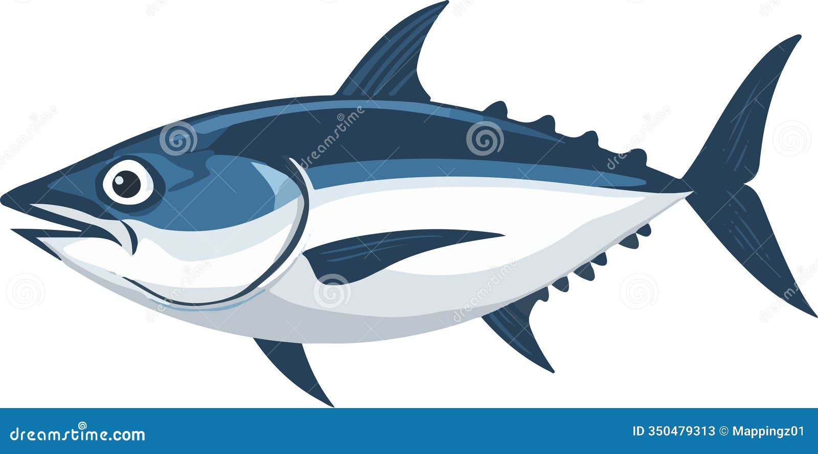 Simple vector tuna clipart stock vector. Illustration of professional ...