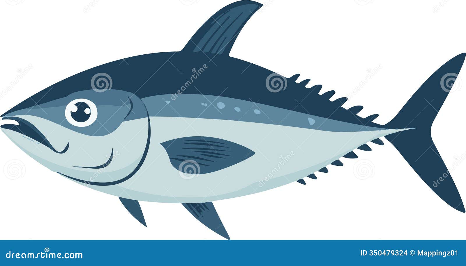 Simple vector tuna clipart stock vector. Illustration of creative ...