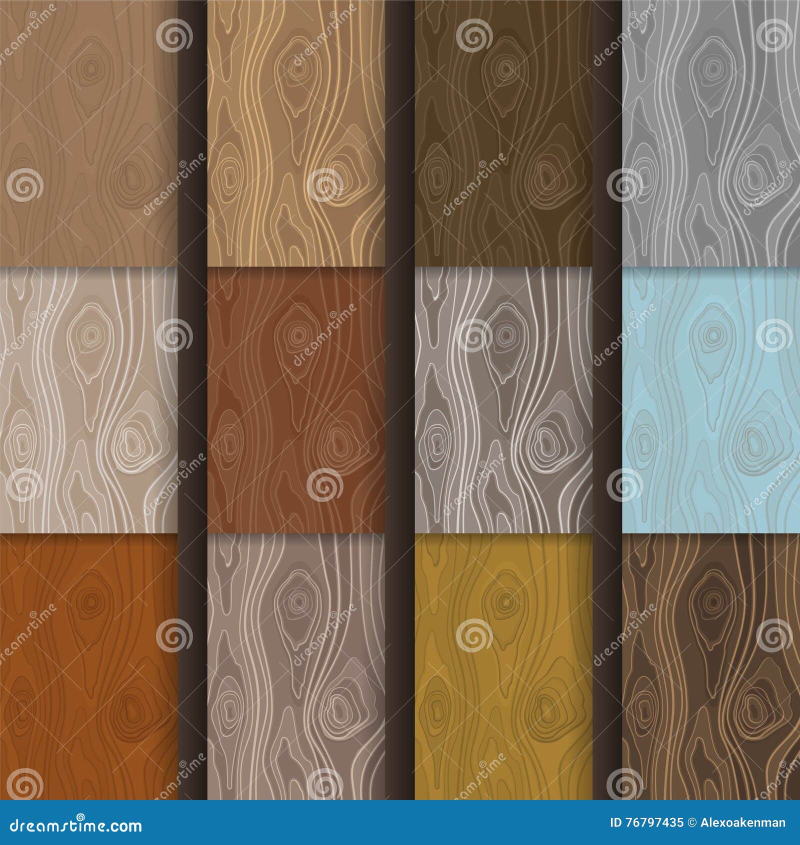 Set Vector Wooden Textures Stock Illustrations – 358 Set Vector Wooden ...