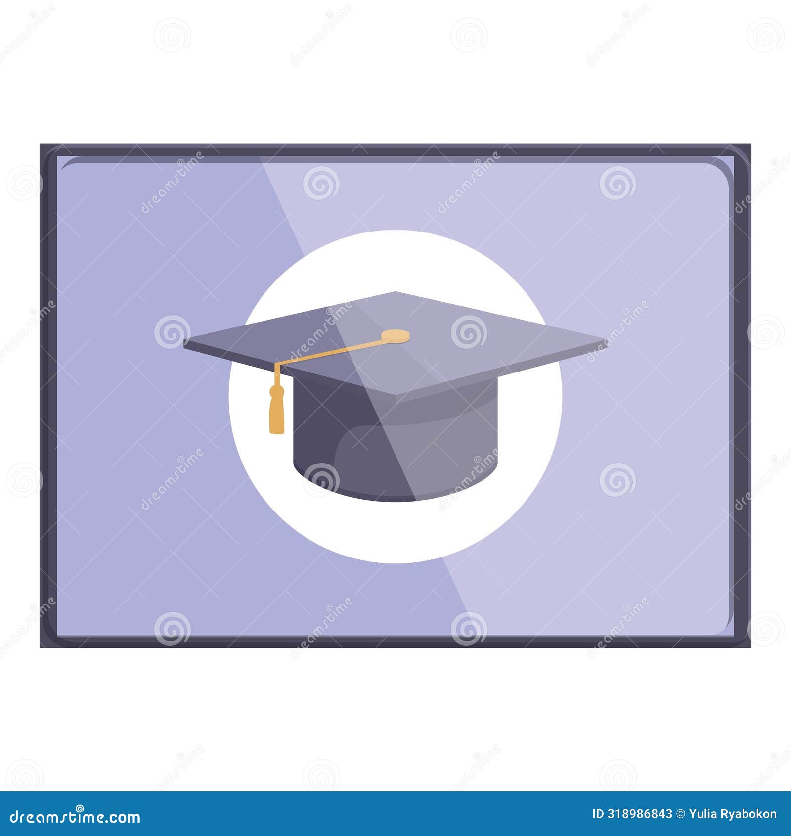 Simple Vectorbased Illustration of a Graduation Cap, Perfect for ...