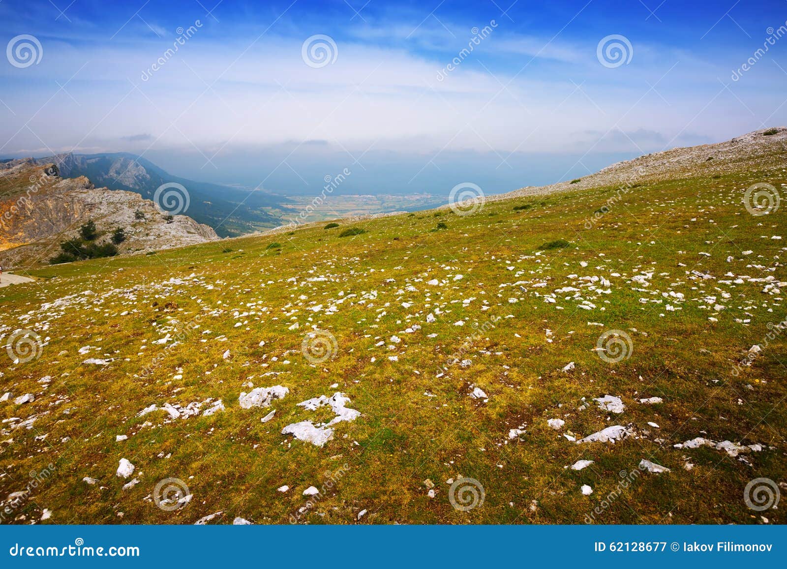 Simple View of Mountains Landscape Stock Image - Image of sierra ...