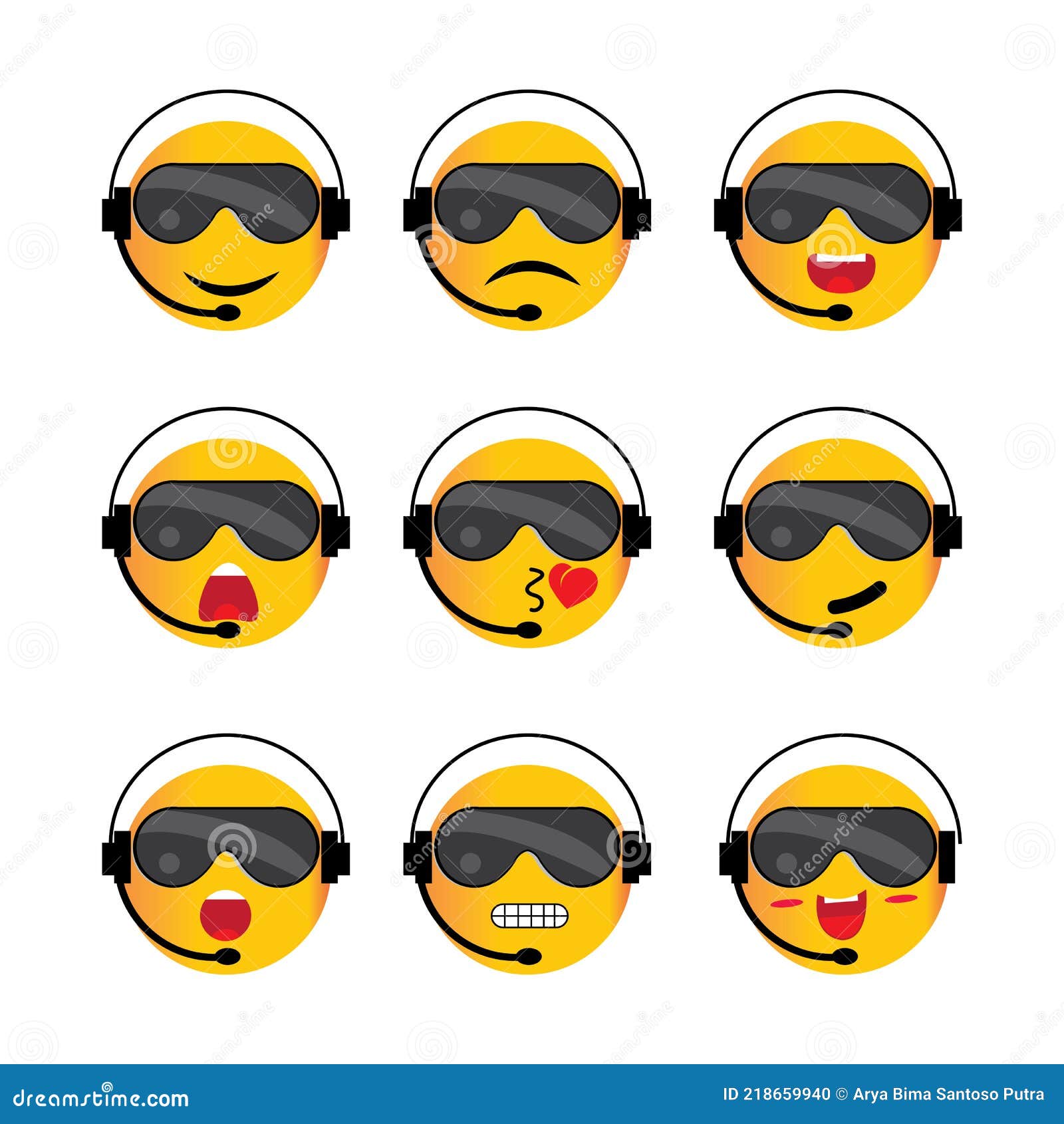 Simple Virtual Reality Cartoon Icon Vector Logo Stock Illustration ...