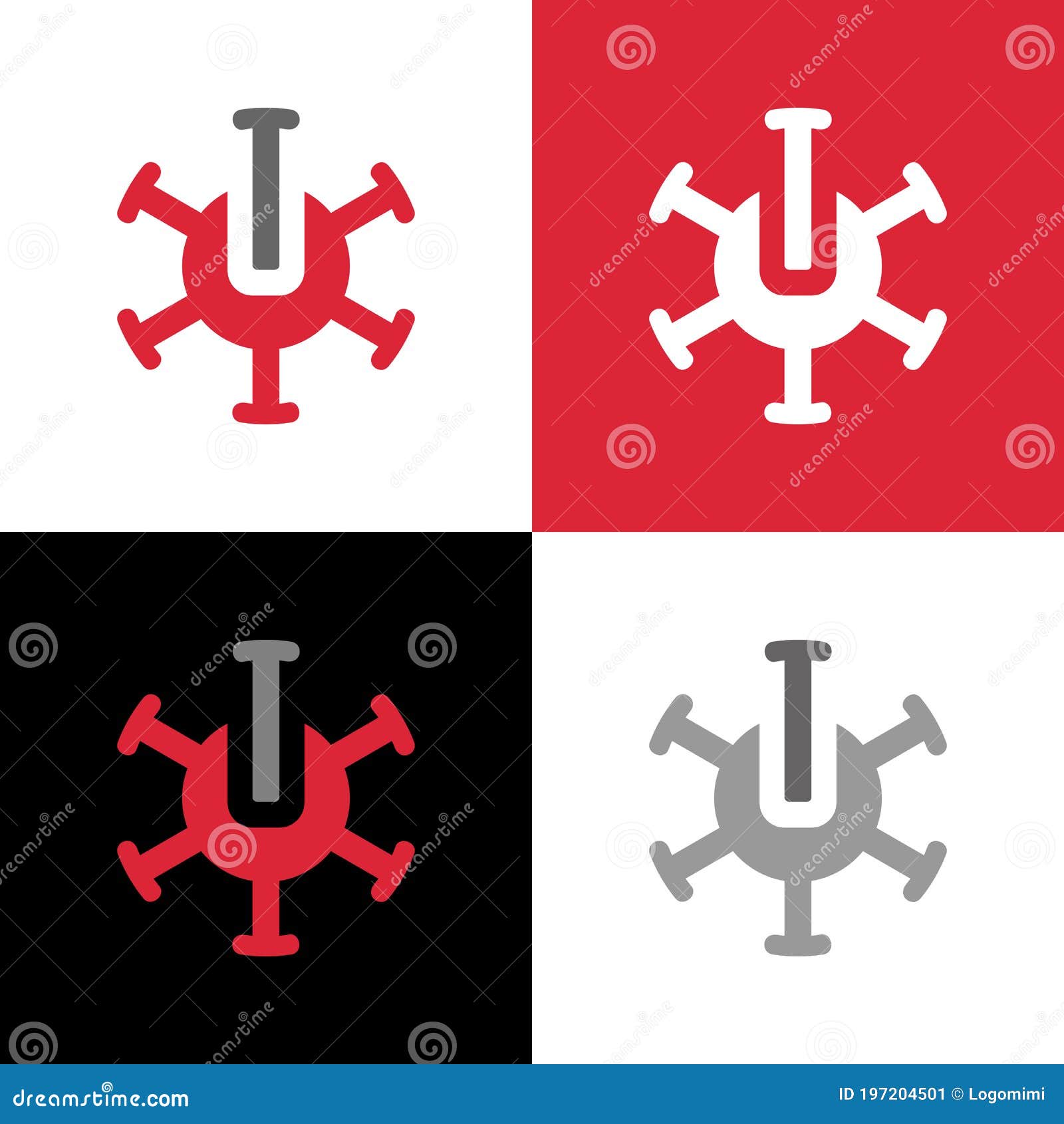 Simple Virus Diagram Cartoon Vector | CartoonDealer.com #65113047