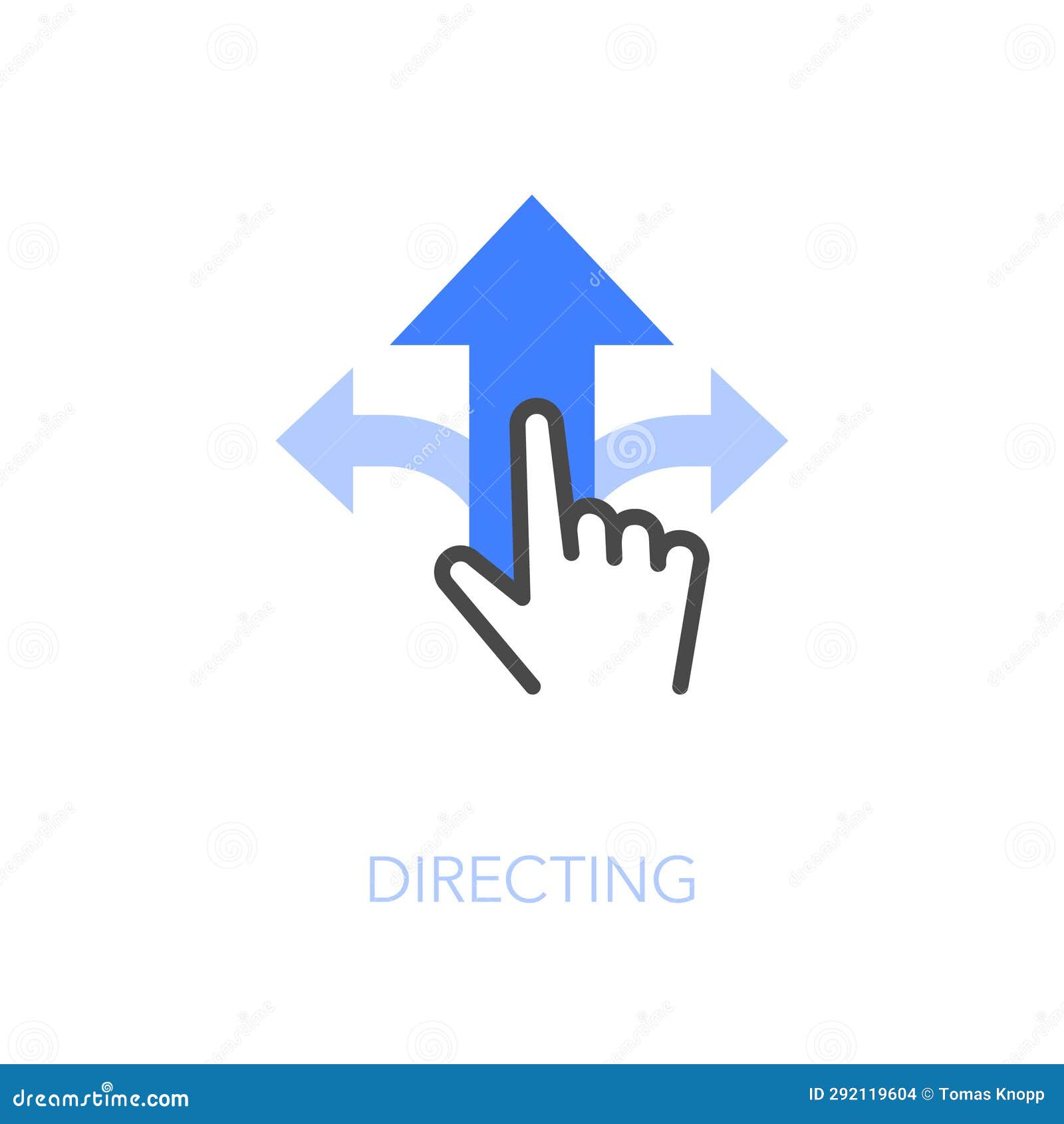 Simple Visualised Directing Icon Symbol Stock Illustration ...
