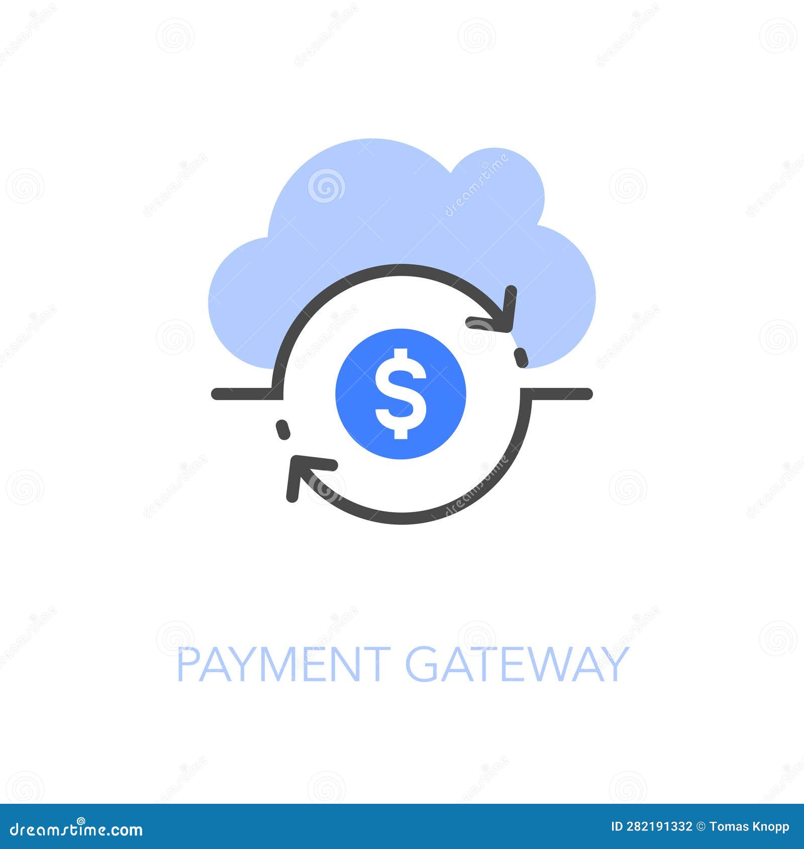Simple Visualised Payment Gateway Icon Symbol Stock Vector ...