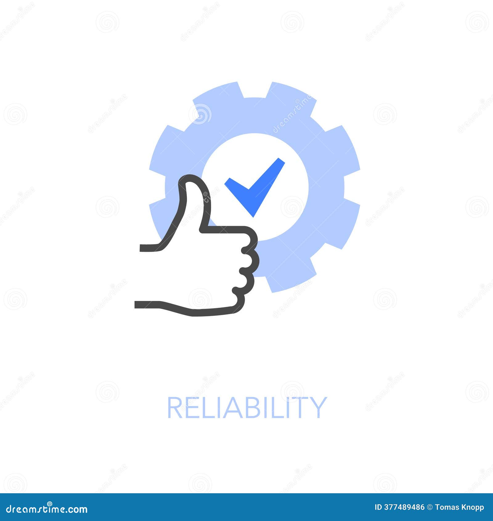 Simple Visualised Potential Icon Symbol Cartoon Vector | CartoonDealer ...