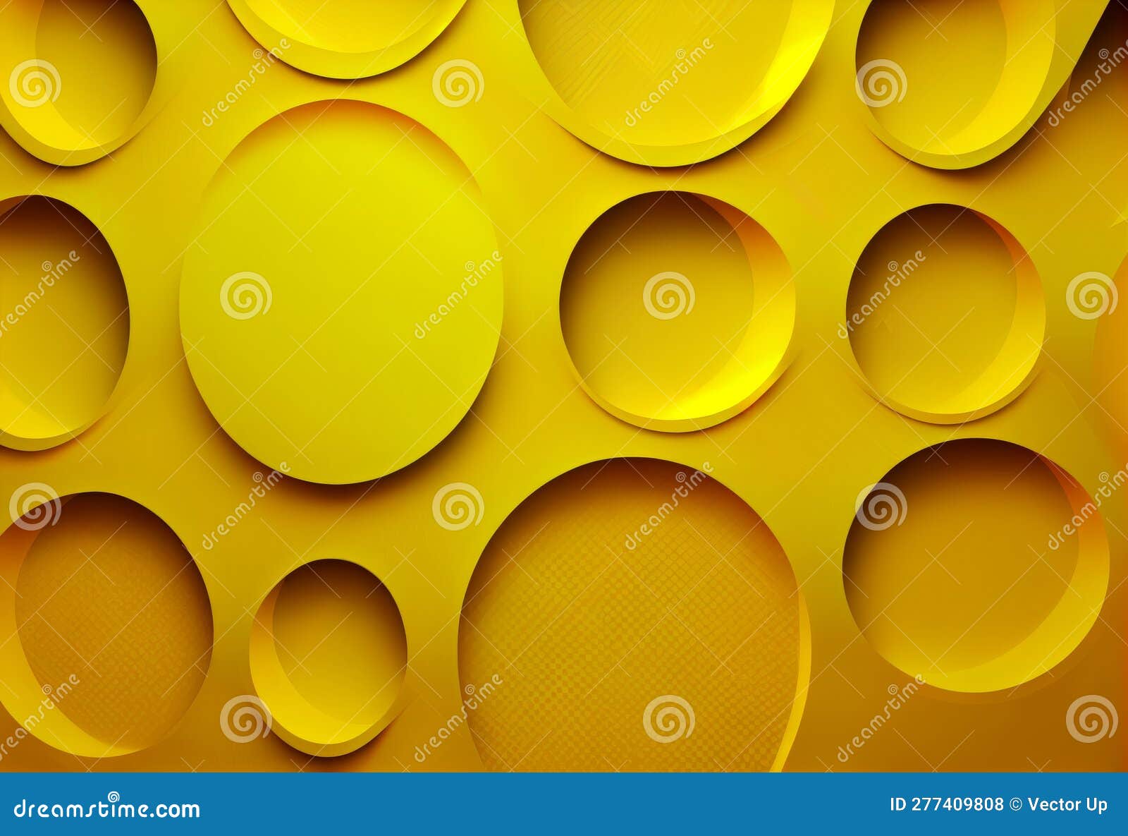 Simple Wallpaper Design Yellow Color. Generative AI Stock Illustration ...