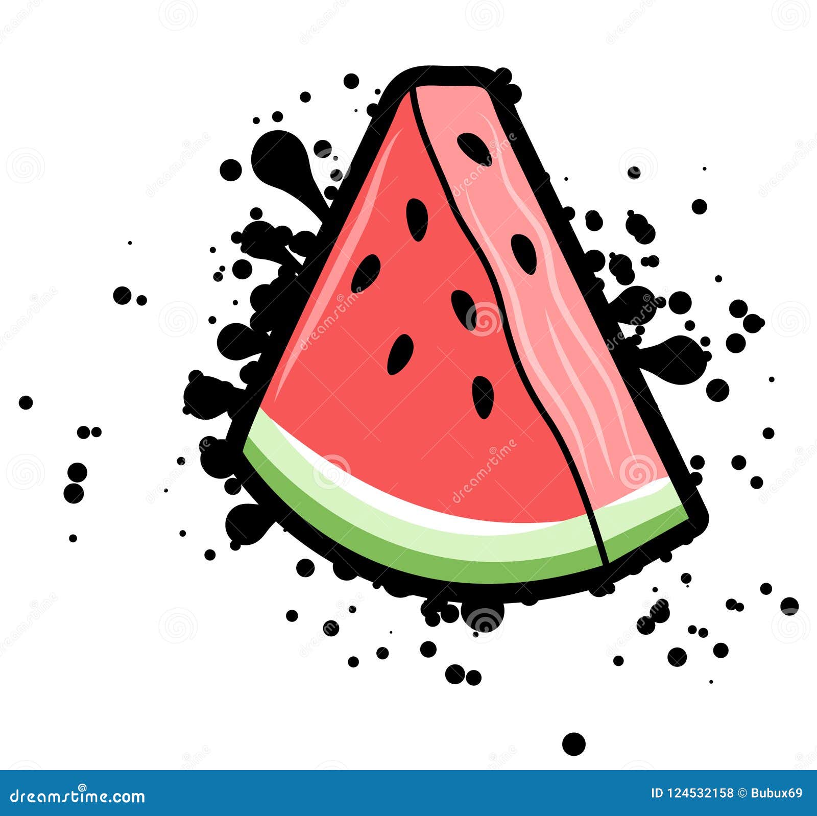 Watermelon Triangle Pattern Wallpaper Design Royalty-Free Illustration ...