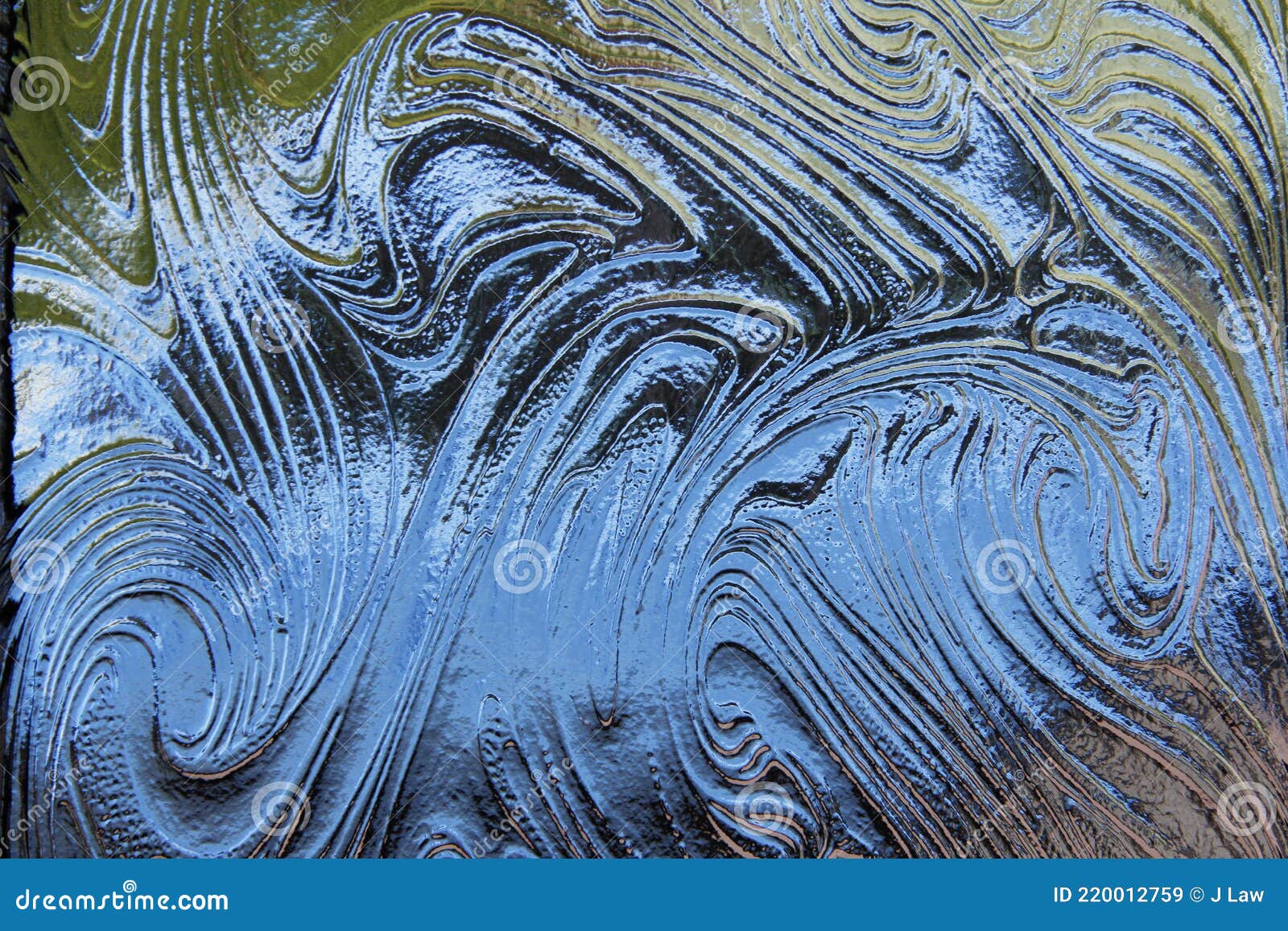 A Simple Wave Form in Patterned Glass Making Great Abstract Art Stock ...