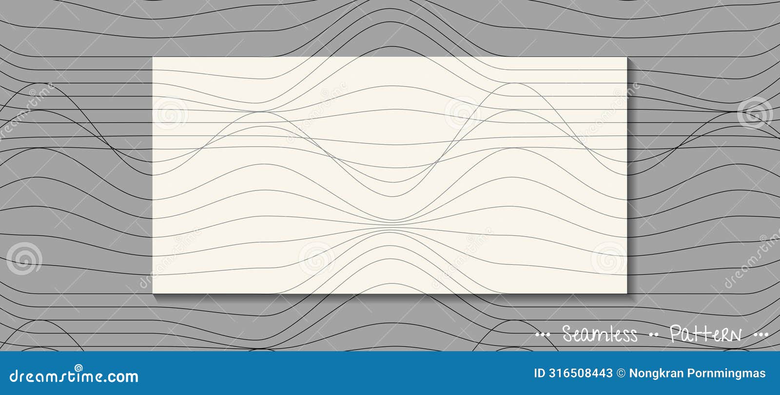 Simple Wave Line Pattern and Geometric Shape. Abstract Graphic Design ...