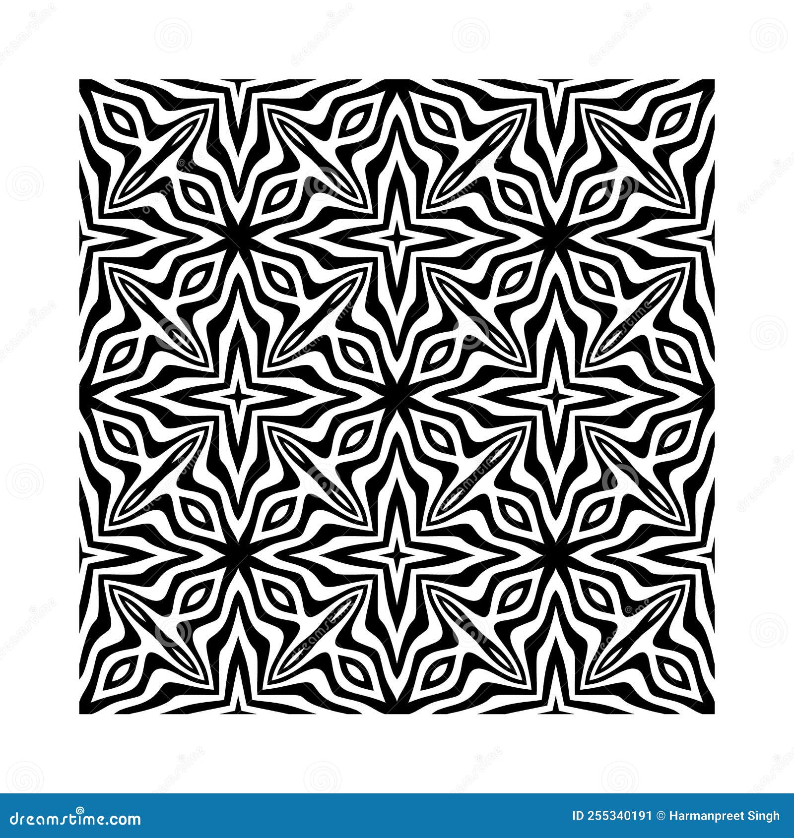 Vector Black and White Wavy Background. Stylish Texture with Wavy ... Vector Black and White Wavy Background. Stylish Texture with Wavy ...