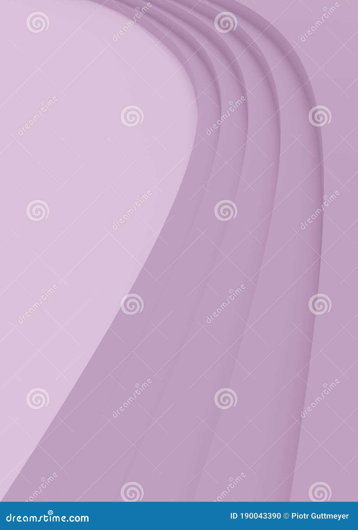 Simple Wavy Lilac Background, Minimalism Stock Illustration ...