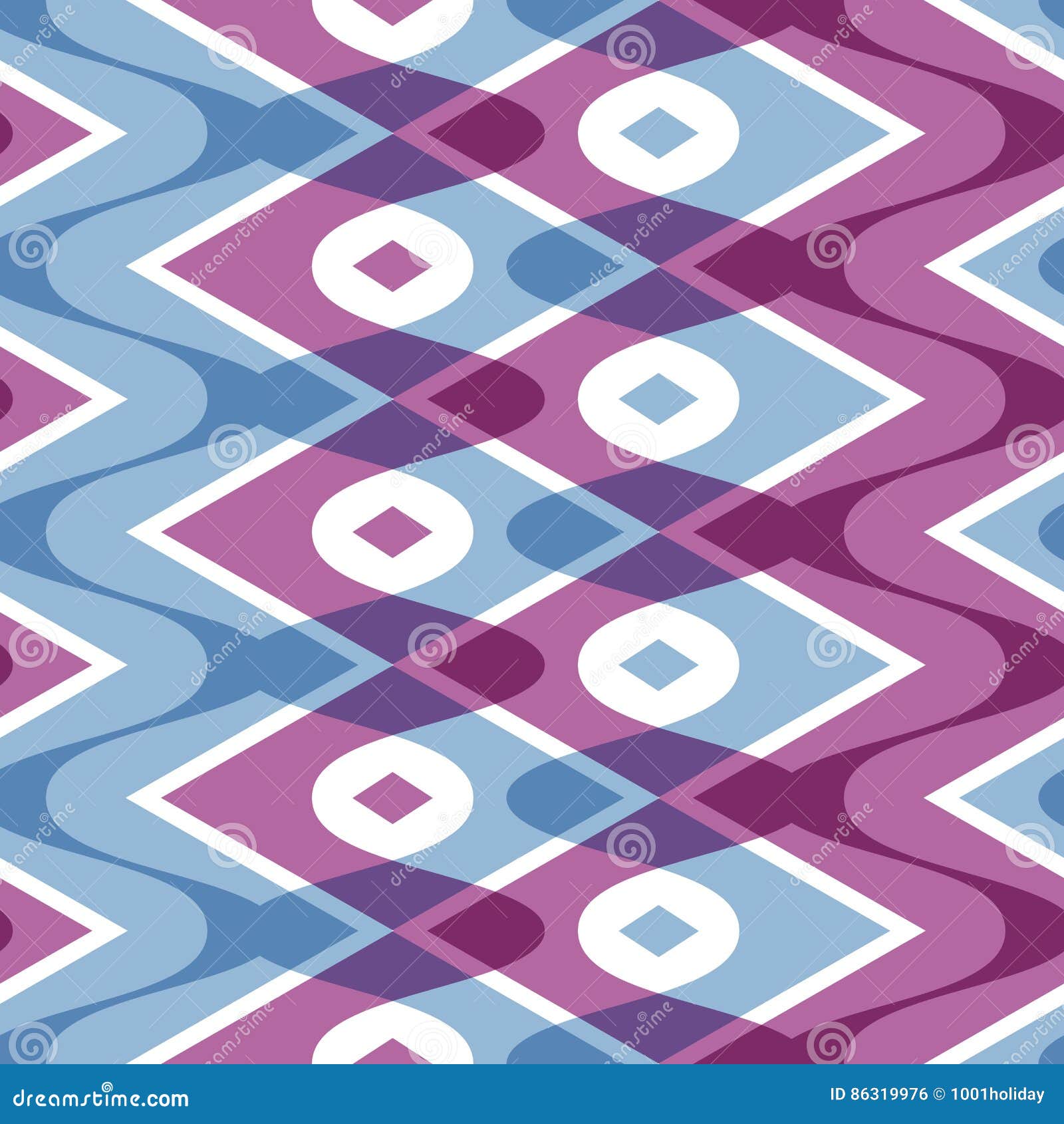 Simple Wavy Scalloped Seamless Pattern Stock Vector - Illustration of ...