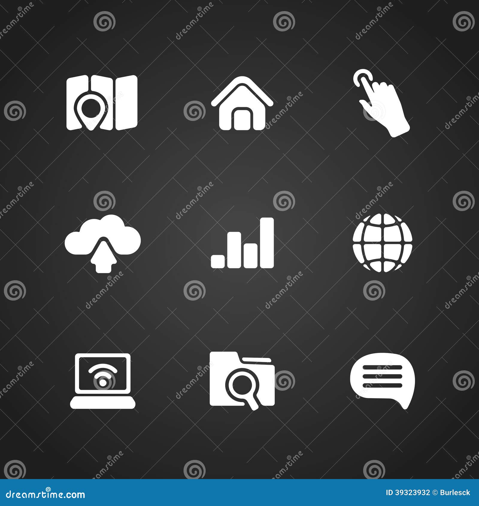 Simple web icons stock vector. Illustration of home, access - 39323932