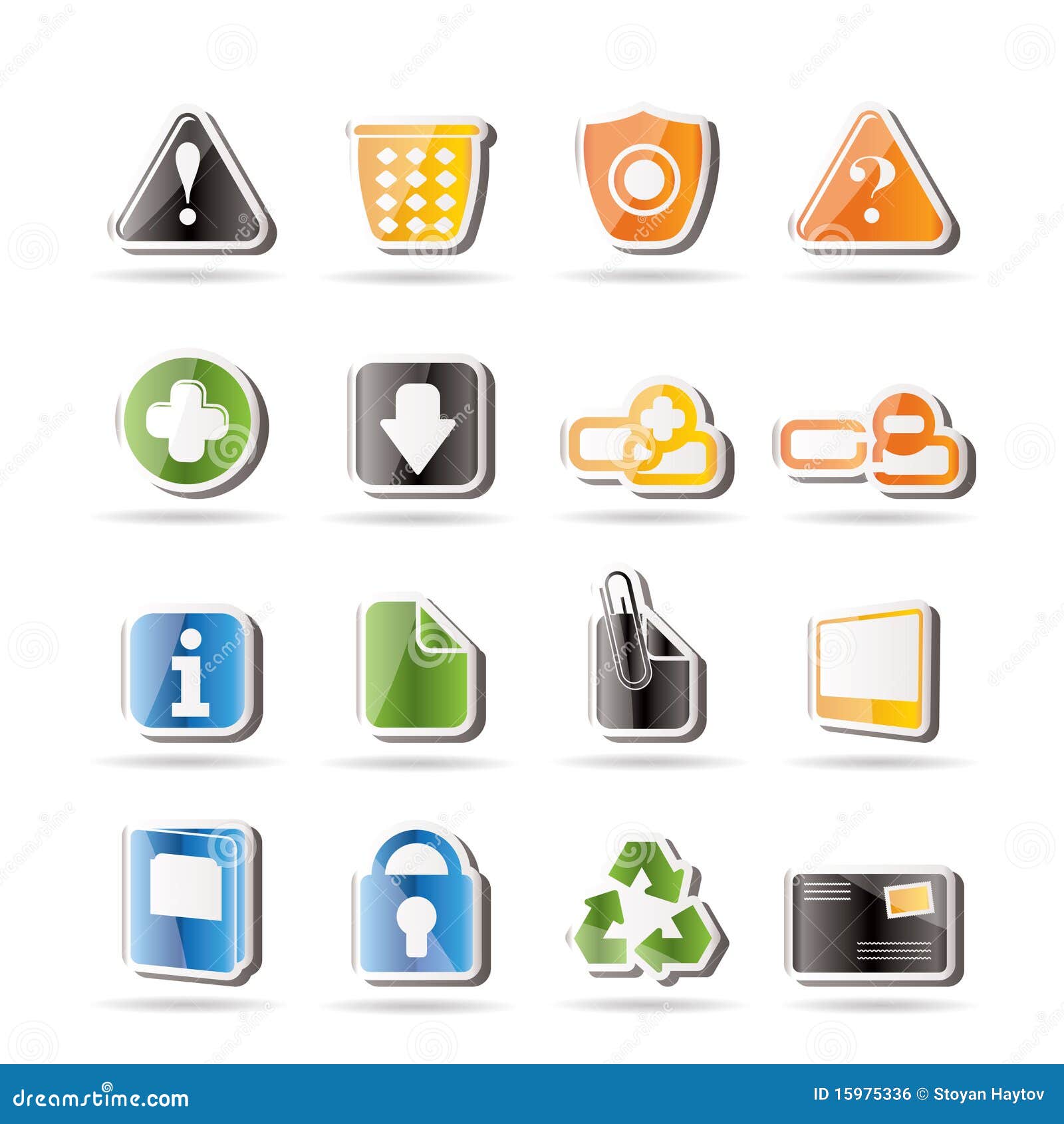 Simple Web Site and Computer Icons Stock Vector - Illustration of ...
