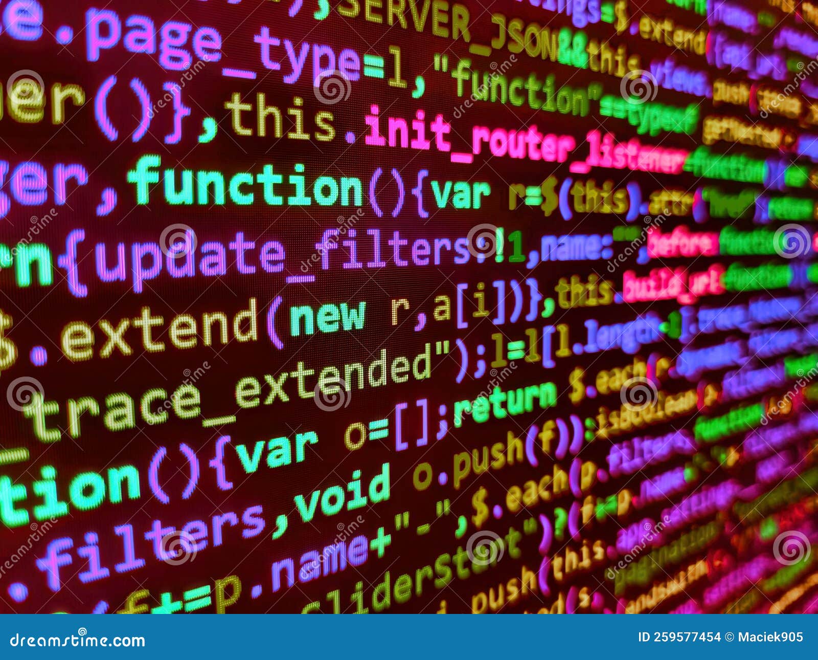 Simple Website HTML Code with Colourful Tags in Browser View on Dark ... Simple Website HTML Code with Colourful Tags in Browser View on Dark ...