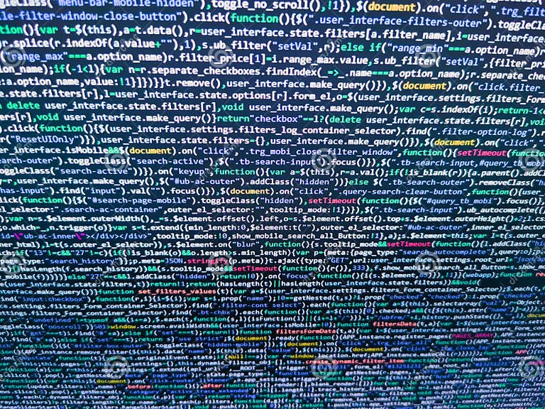 Simple Website HTML Code with Colourful Tags in Browser View on Dark Background. Php Code on ...