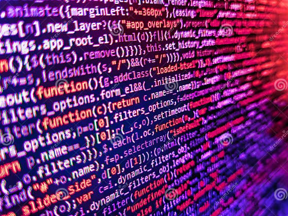 Simple Website HTML Code with Colourful Tags in Browser View on Dark ...