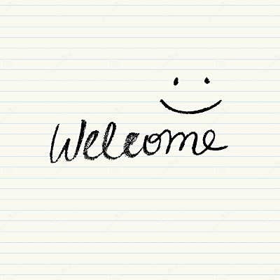 Simple Welcome sign stock vector. Illustration of multilingual - 52779251