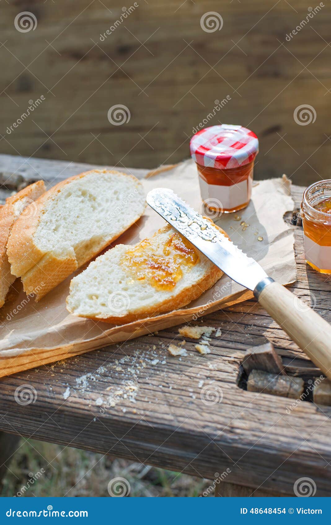 Simple Western Style Breakfast Stock Photo - Image of table, fruit ...