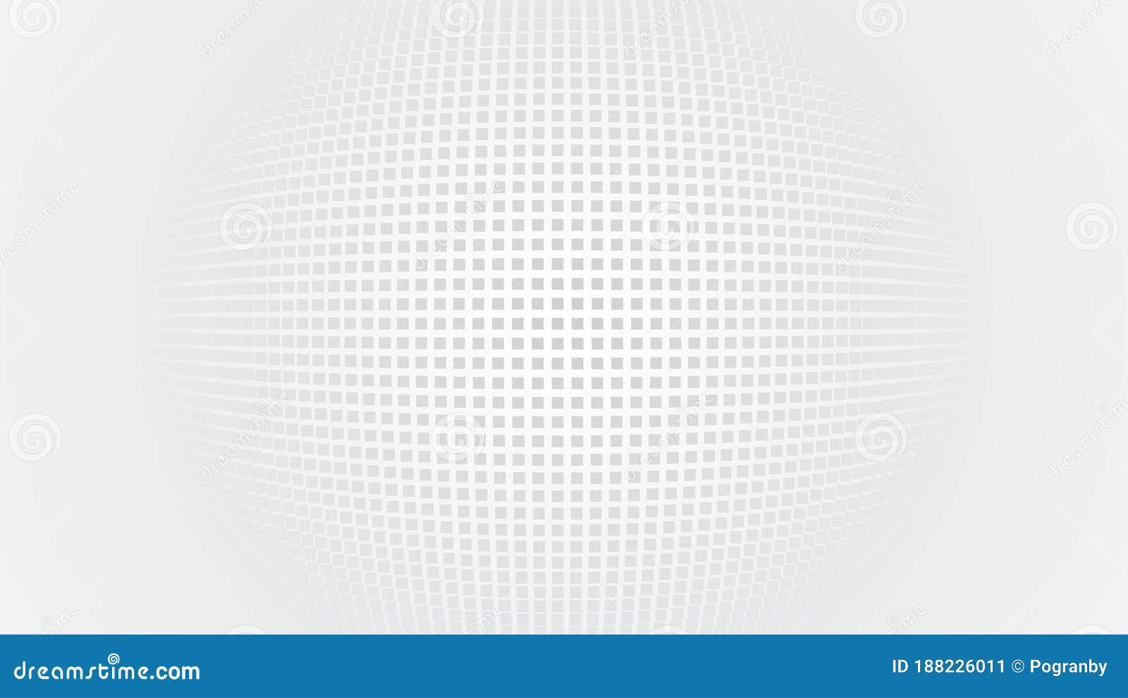 Simple White Background. Distorted Pixel Pattern. Grid Bulge. Small ...