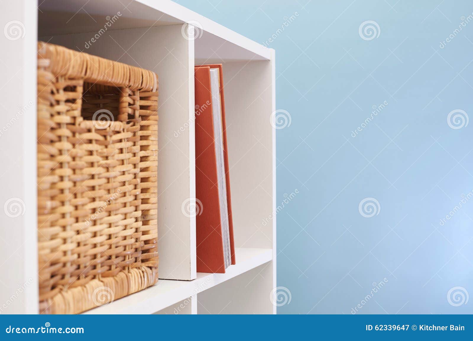 Simple White Book Case stock image. Image of bookshelves - 62339647