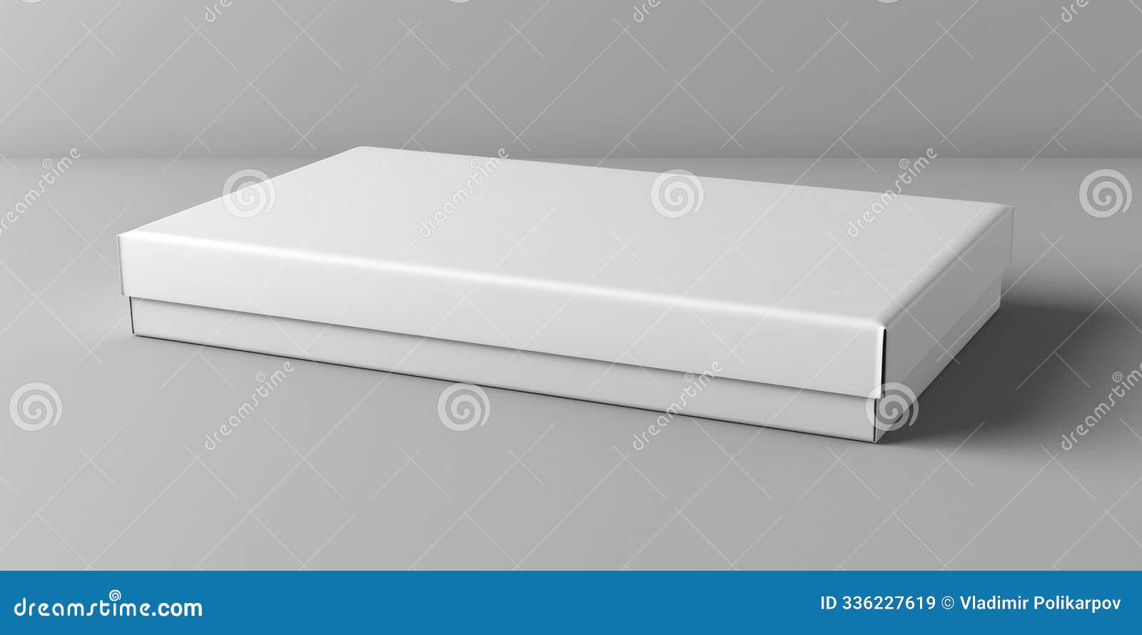 A Simple White Box Sits on a Gray Surface, with Clean Lines and Minimal ...