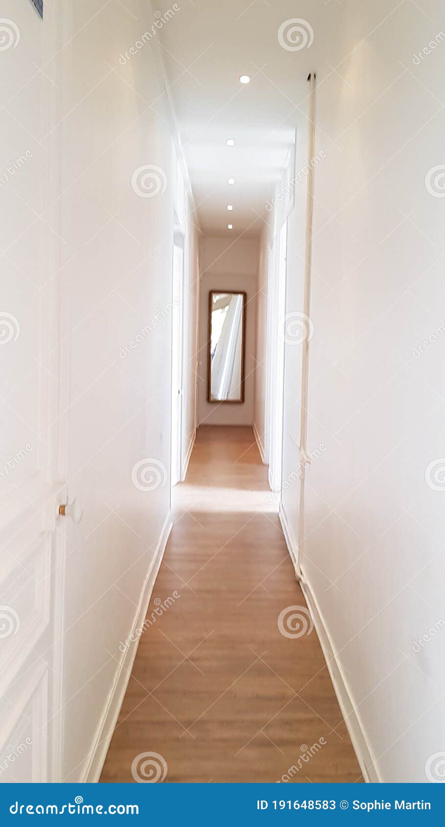 Simple white corridor stock image. Image of simple, stairs - 191648583