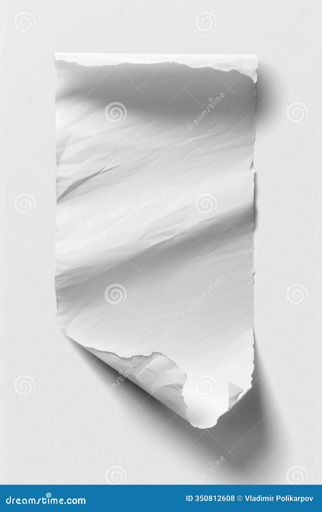 Simple White Paper on Plain Surface, Versatile for Various Projects ...