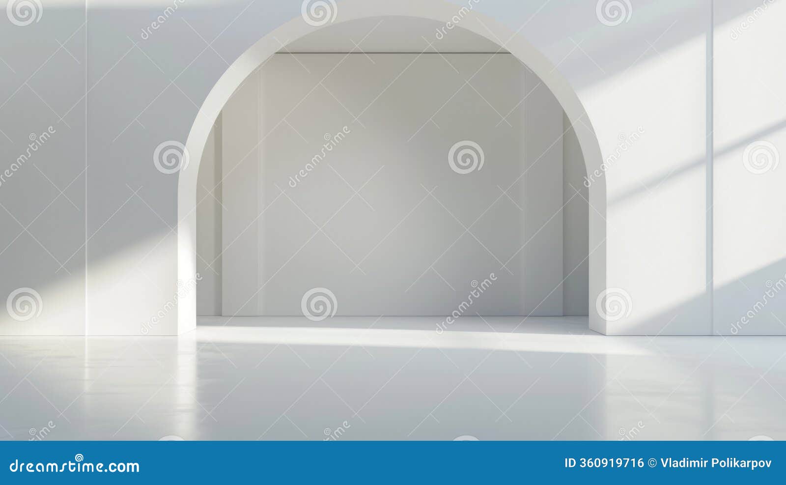 Simple White Room Interior for Minimalist Design Projects Stock Photo ...