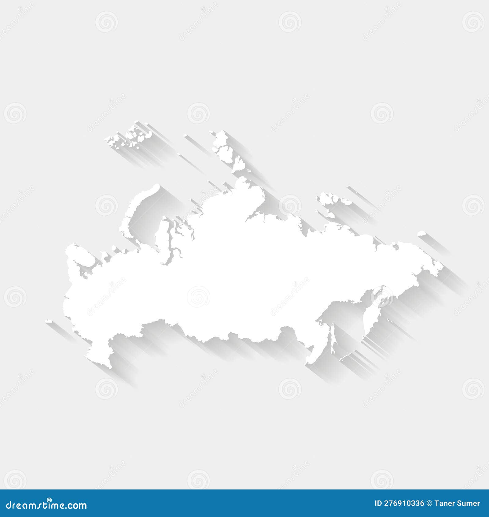 Russia Map With Gray Tone On Png Or Transparent Background,illustration ...