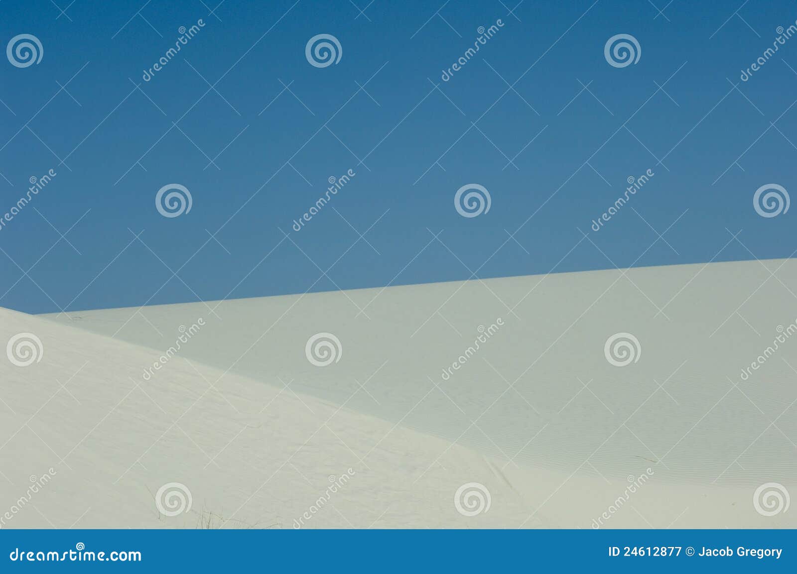 Simple White Sand Dune stock image. Image of travel, desert - 24612877