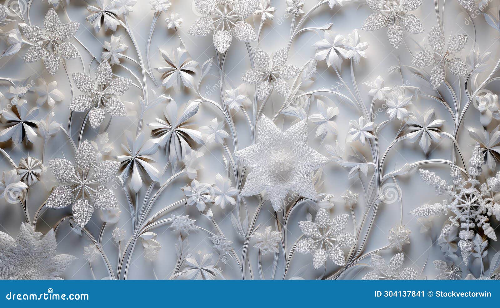 Simple White Shapes Background Stock Illustration - Illustration of ...