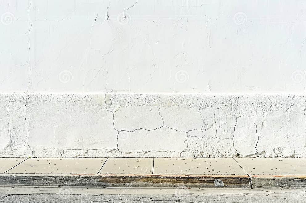 Simple White Wall Offering a Versatile and Pristine Background for ...