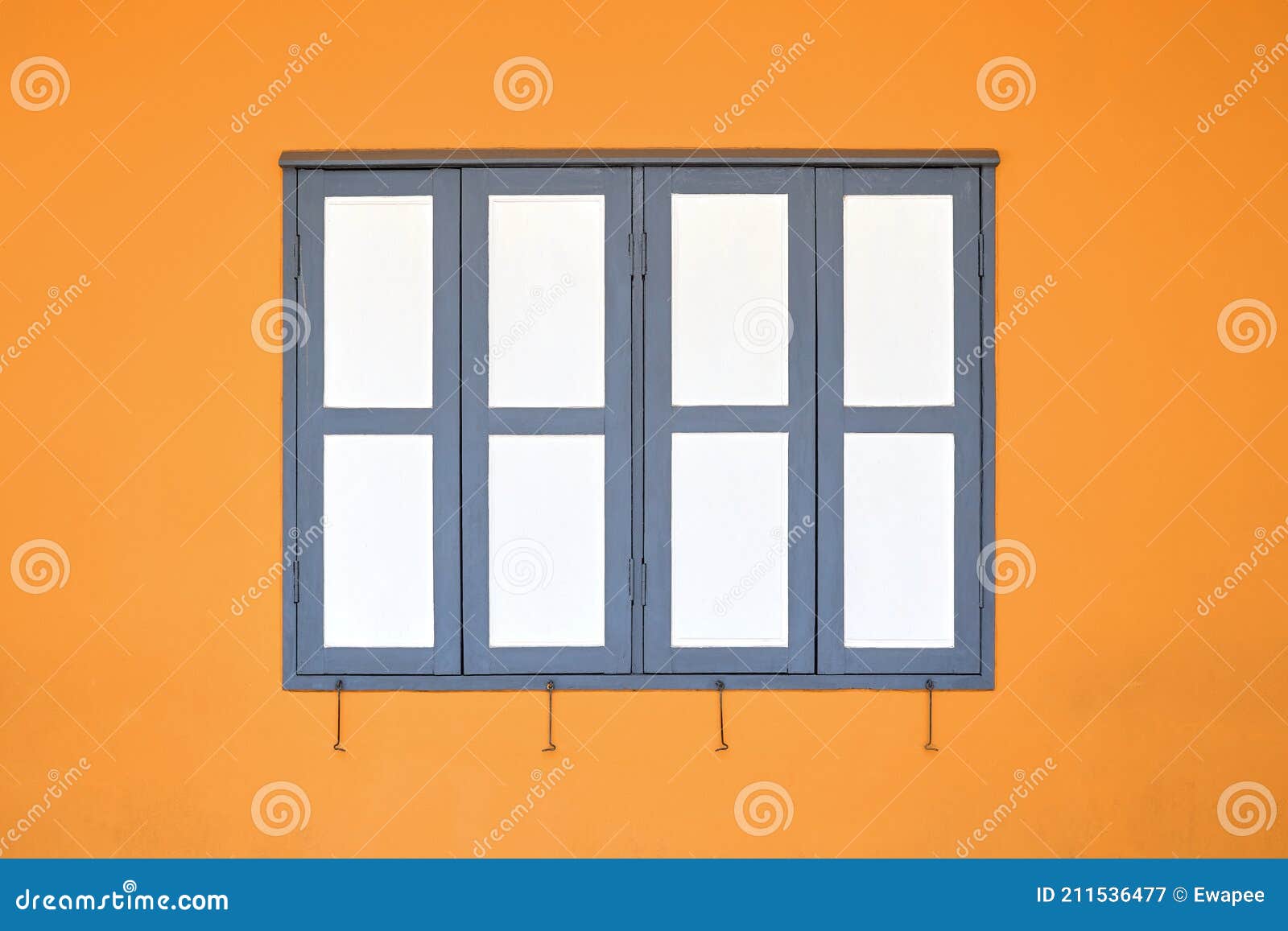 Simple white window stock image. Image of building, concrete - 211536477