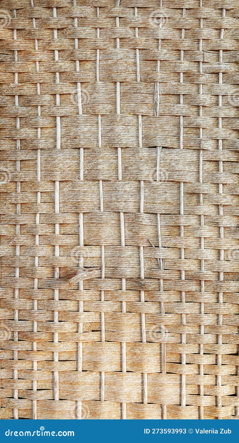 Simple Wicker Pattern. Rustic Texture Background. Close Up. Vertical ...
