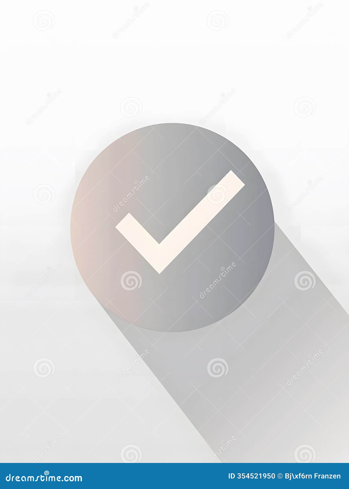 Simple Win Approval Confirmation Checkmark Icon Symbol Stock ...