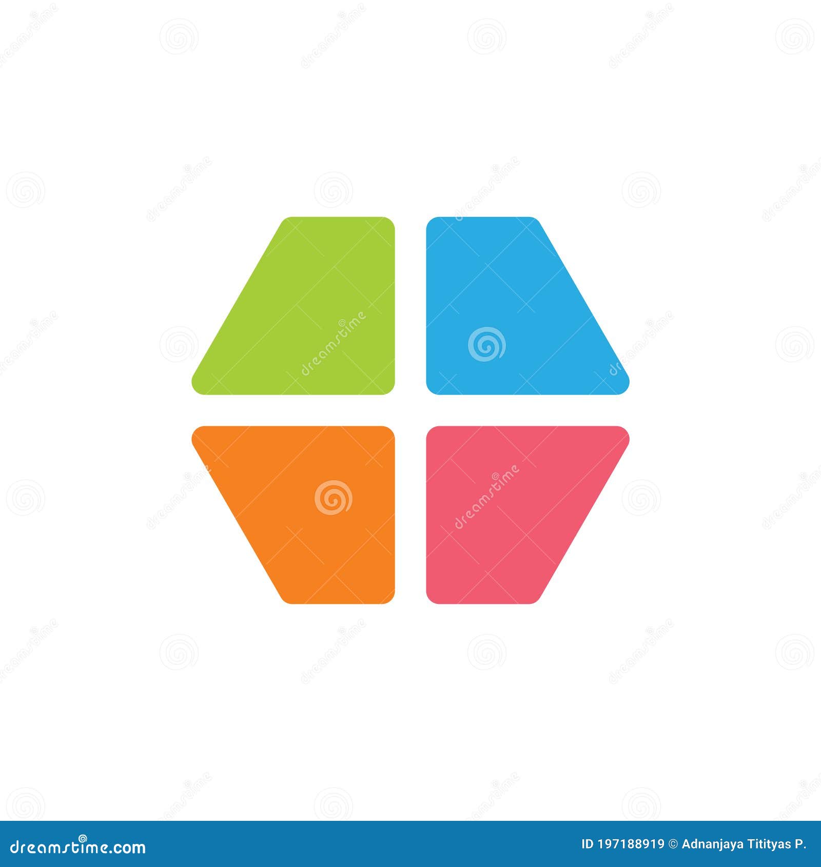 Simple Window Shape Logo Vector Stock Vector - Illustration of ...