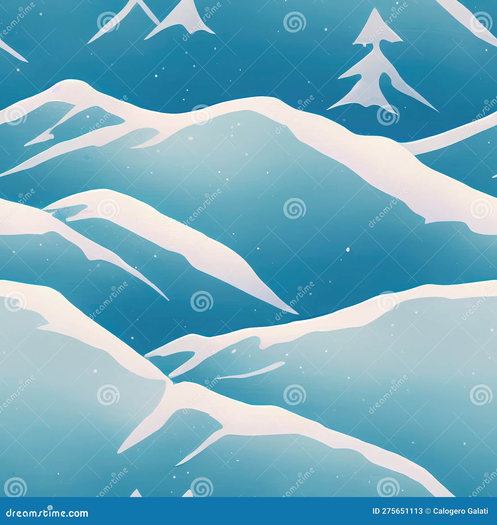 Simple Winter Snow Illustration for Gift Cards, Ai Generated Image ...
