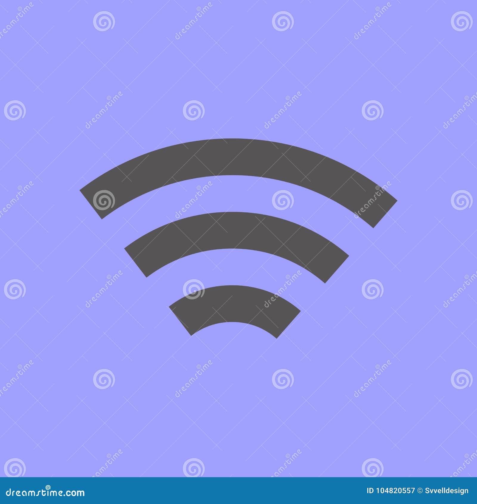 Simple Wireless Network Symbol Stock Vector - Illustration of network ...