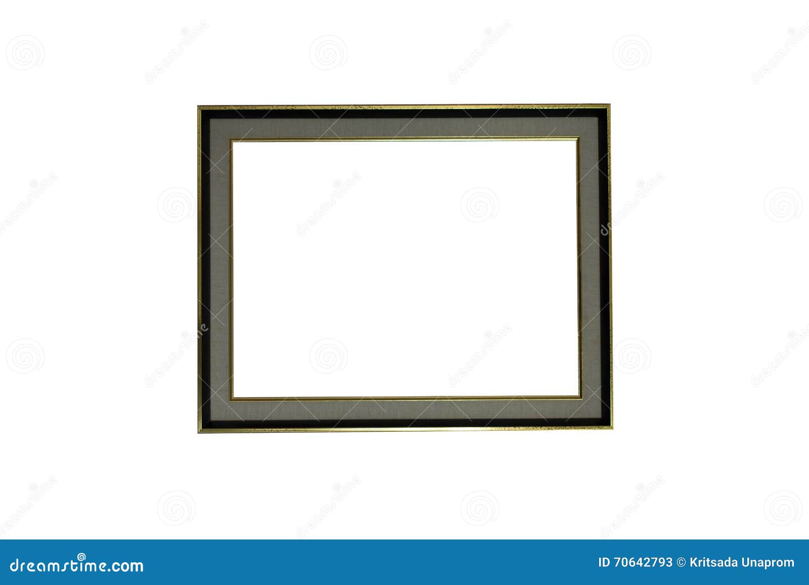 Simple Wooden Picture Frames Stock Image - Image of gold, modern: 70642793