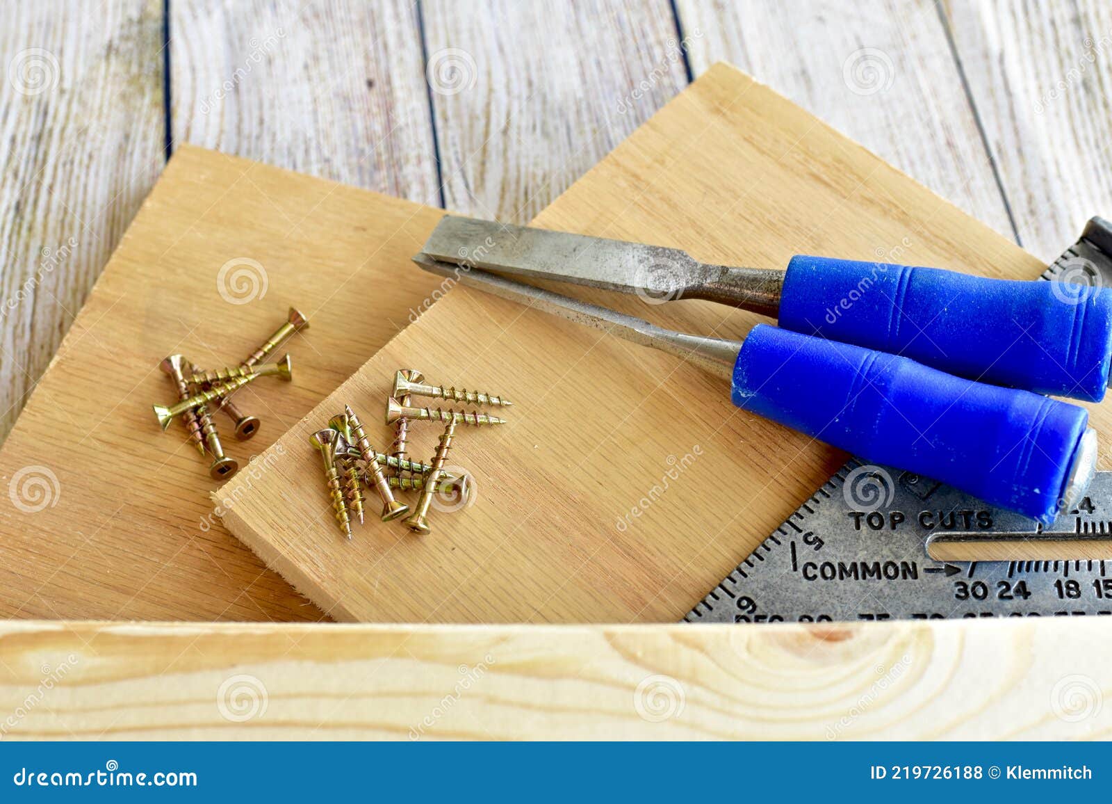 Simple Workshop Tools and Lumber for Handcrafted Woodworking Projects ...