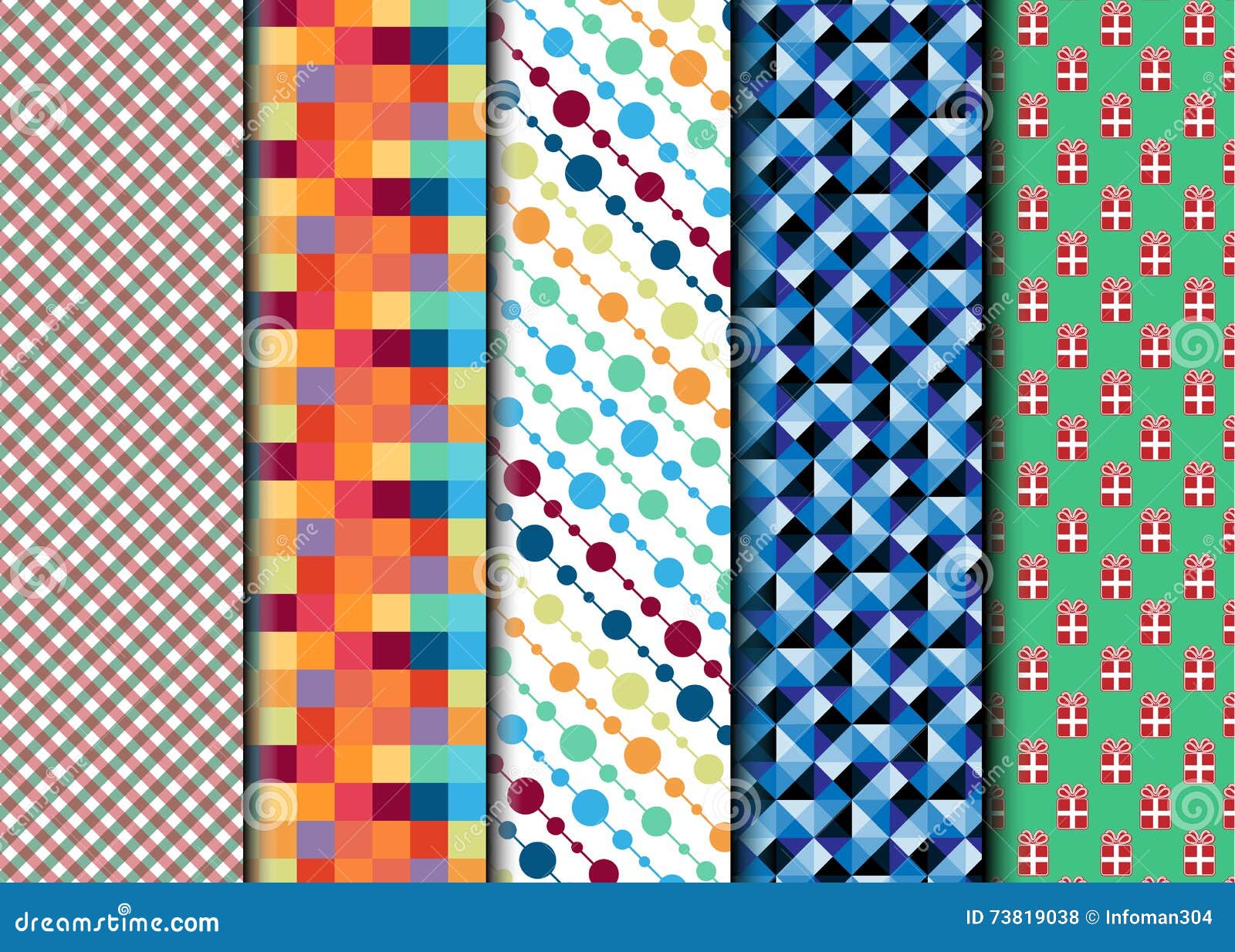 Simple Wrapping Paper in Various Colors for Various Events Set Two ...