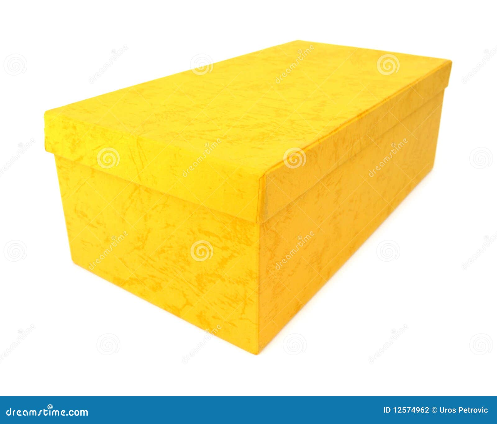 Simple yellow box stock photo. Image of background, papercard - 12574962