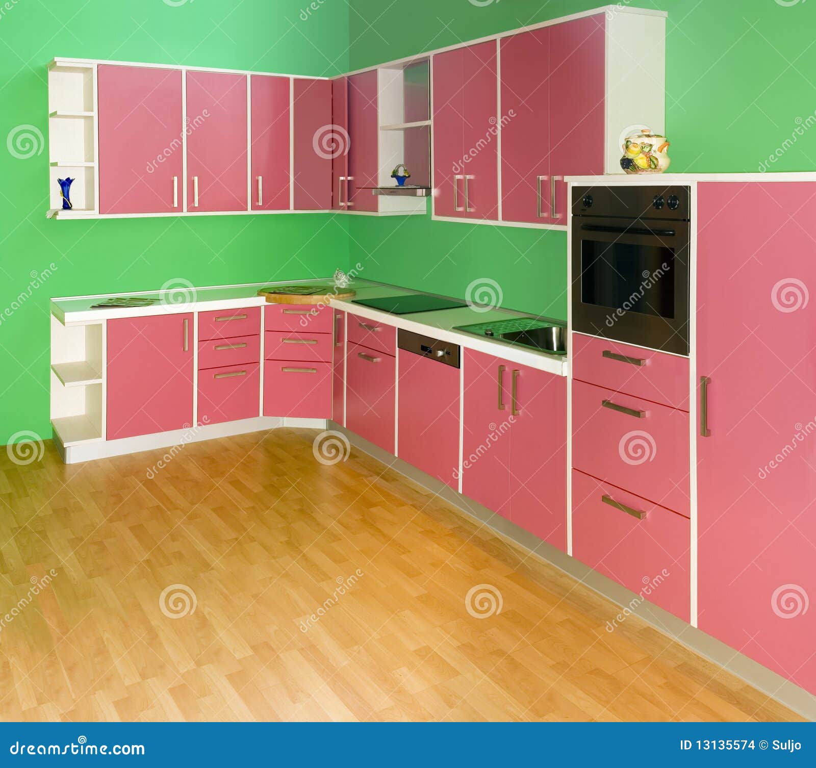 SimpleKitchen stock photo. Image of decoration, colorful - 13135574