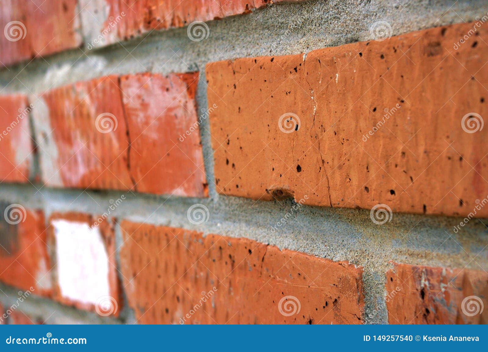 Most ordinary brick wall stock photo. Image of crannied - 149257540
