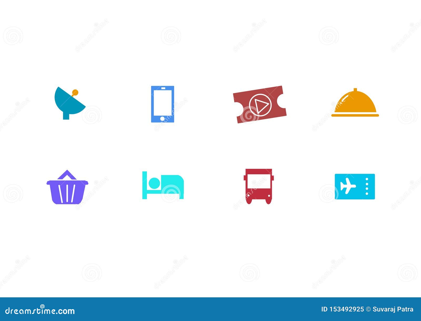 8 Simplest Icon for Digital Payment Stock Illustration - Illustration ...